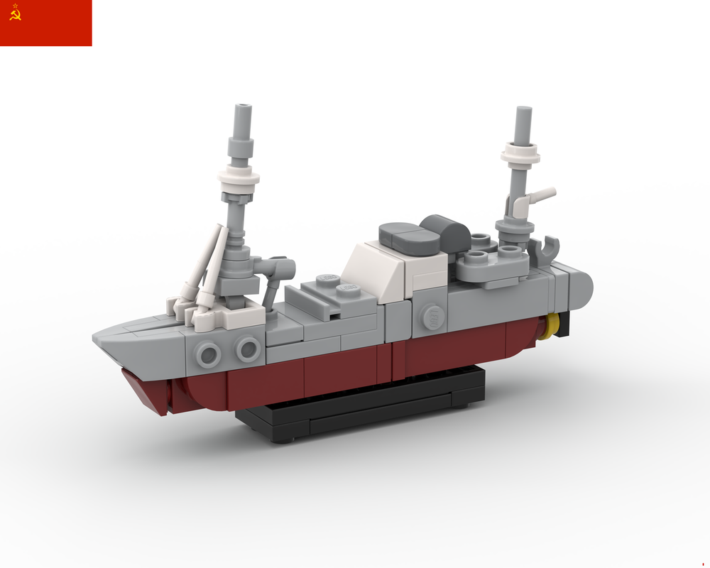 LEGO MOC-201259 Okean class Spy Ship by Brick.Naval.Architecture ...