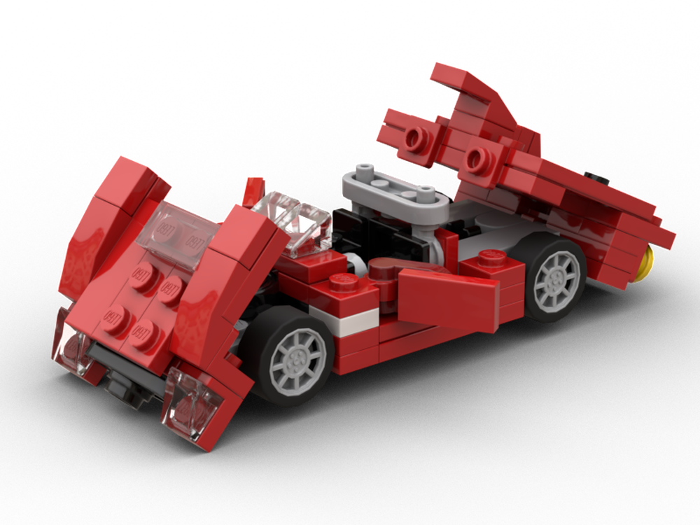 LEGO MOC Replica of Mercury 64- Alfa Romeo 33 Prototipo by CunningFox ...
