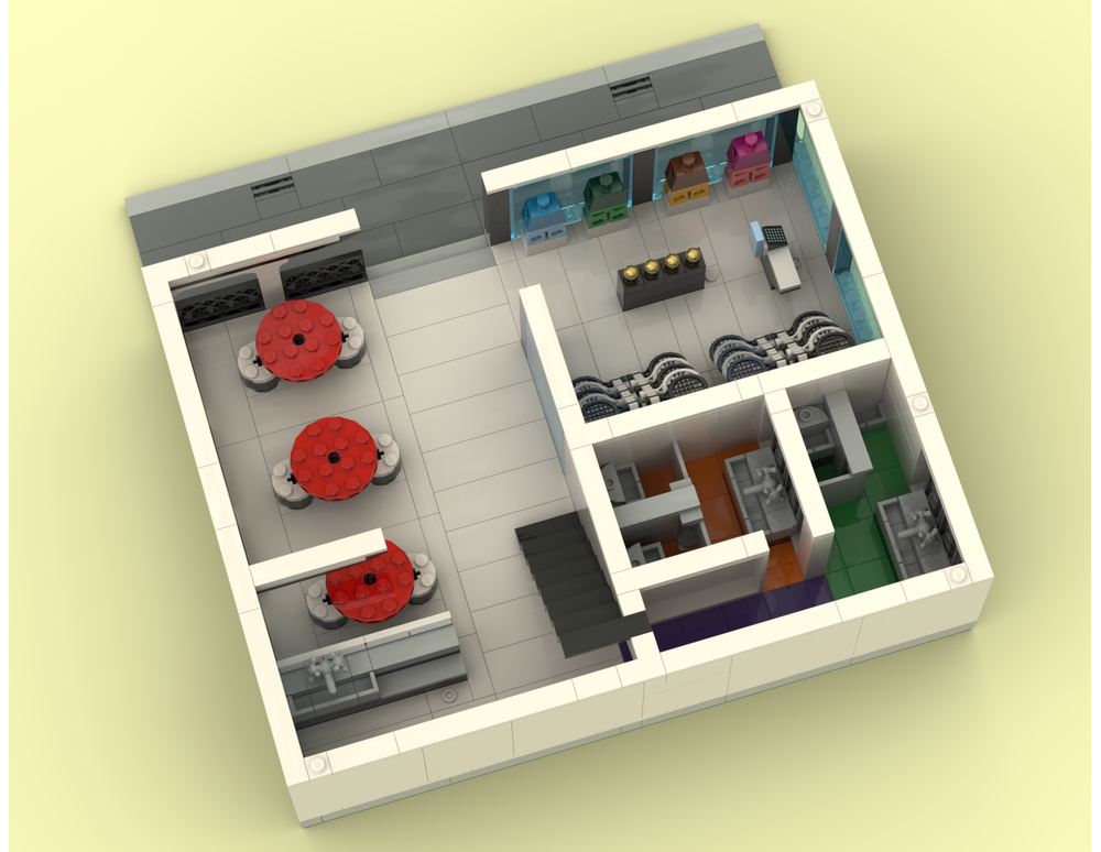 LEGO MOC Paddle Boutique And Coffee by chichikb | Rebrickable - Build ...