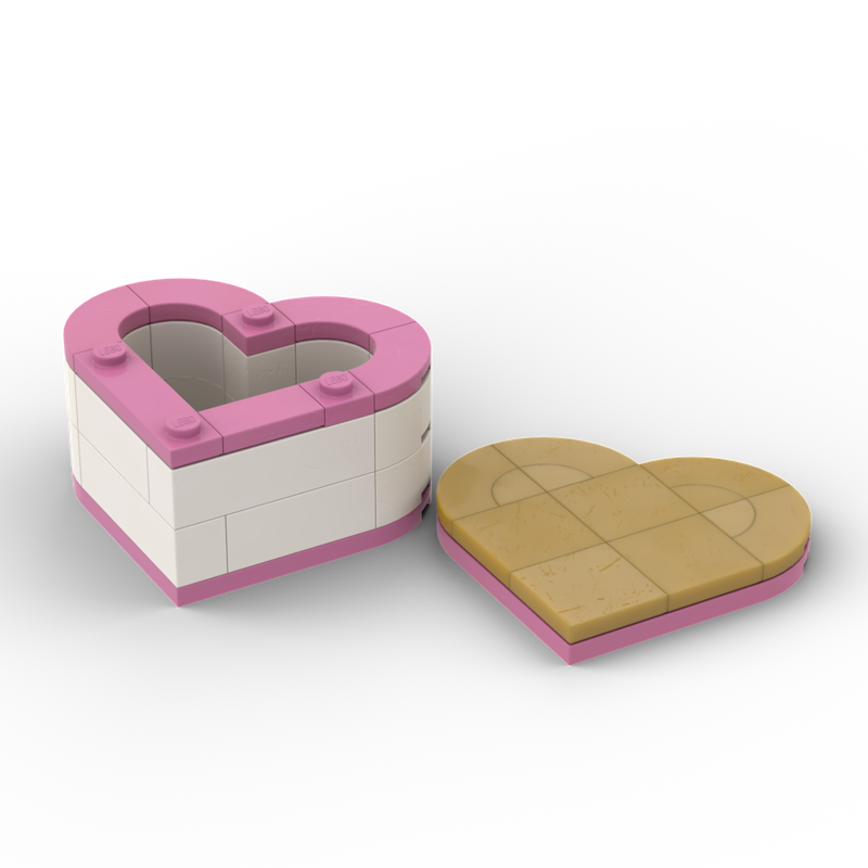 LEGO MOC Simple Heart Box by chuancong | Rebrickable - Build with LEGO