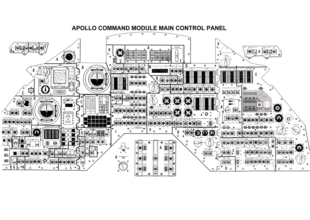 LEGO MOC Apollo 11 Master Alarm Instrument Panel- 1:1 Scale- 55th ...