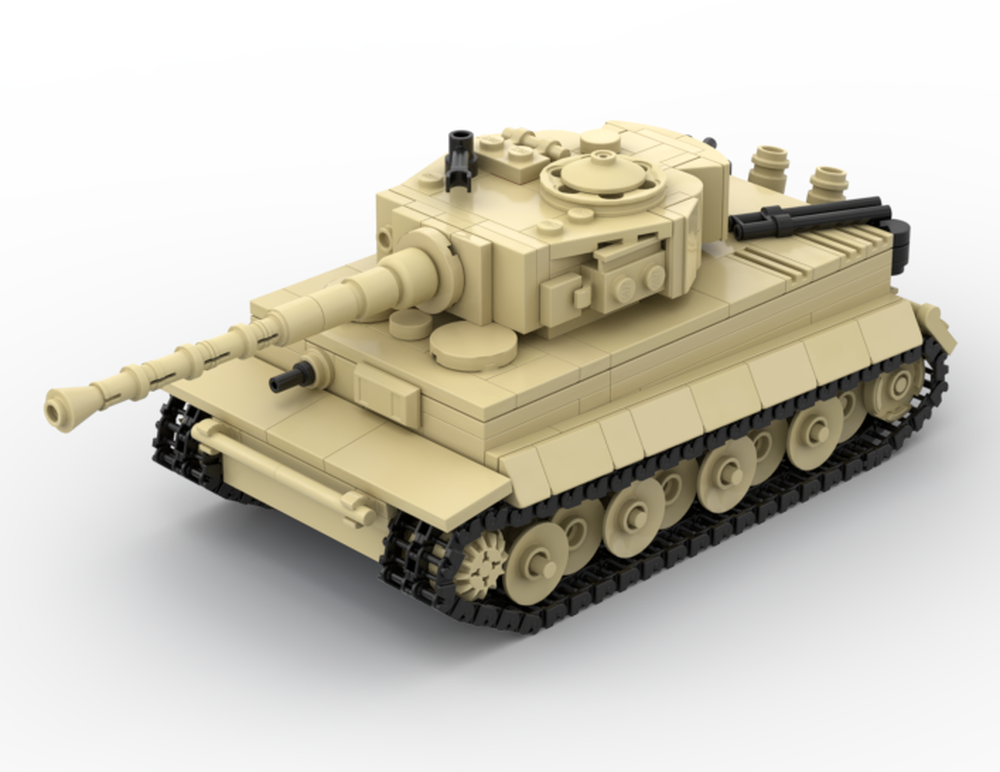 LEGO MOC LEGO Tiger 131 (1/45 scale) by Romainww2 | Rebrickable - Build ...