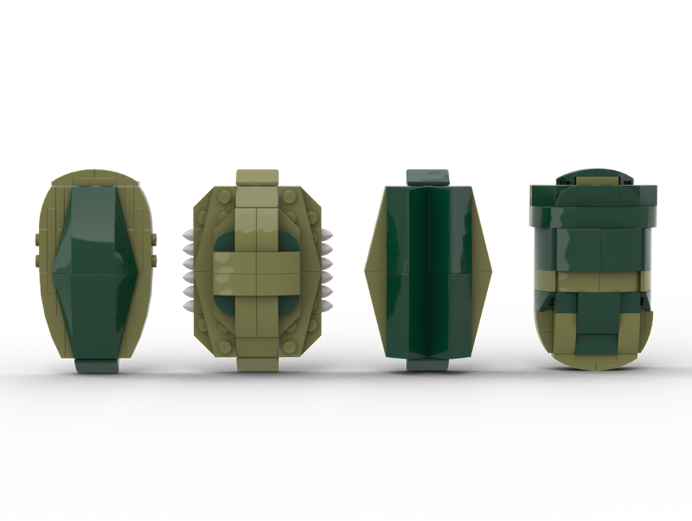 Lego Moc 31151 Tortoise By Zengogobrick Rebrickable Build With Lego