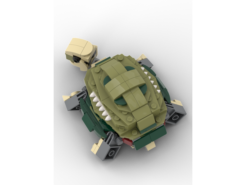 Lego Moc 31151 Tortoise By Zengogobrick Rebrickable Build With Lego