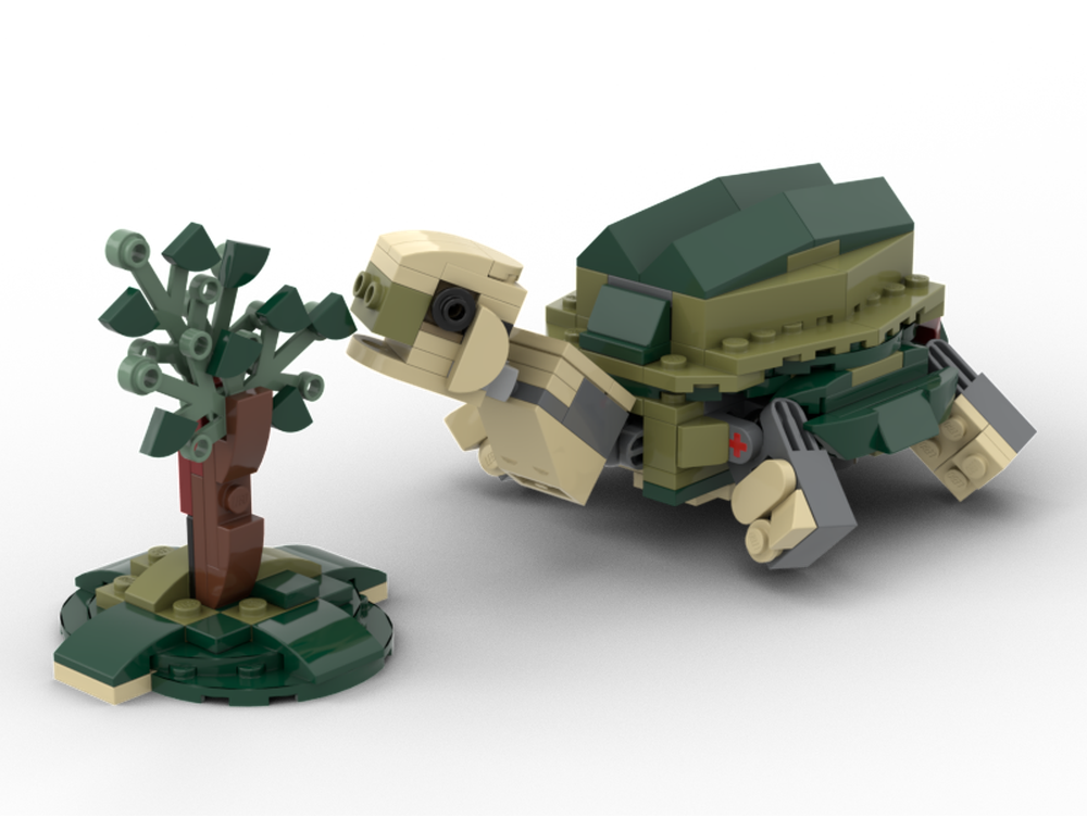 Lego Moc 31151 Tortoise By Zengogobrick Rebrickable Build With Lego