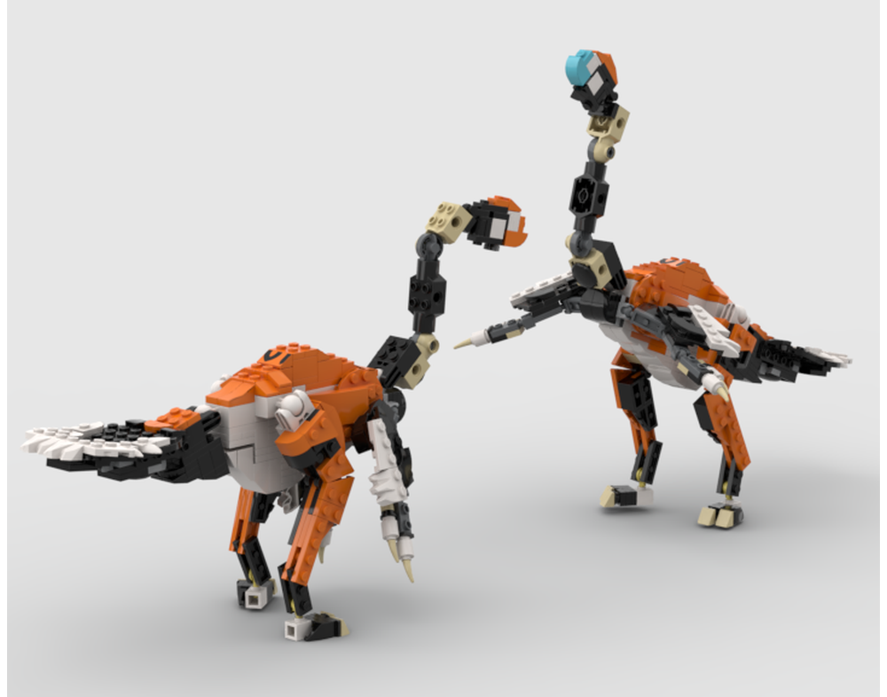 Lego Moc Gigantoraptor Erlianensis 132 Scale By Theimmortal