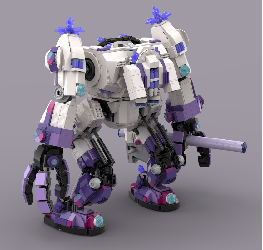 Lego Moc Pebble Mech By Lyger Rebrickable Build With Lego