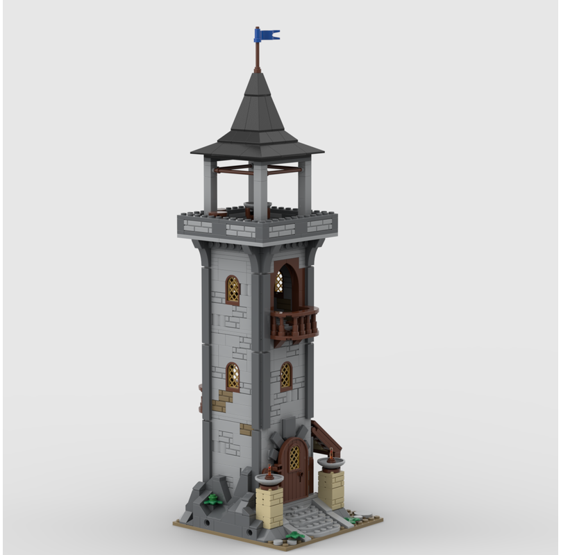 LEGO MOC Medieval Watchtower by thrulego | Rebrickable - Build with LEGO
