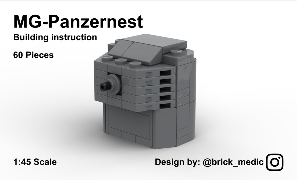 LEGO MOC MG-Panzernest by brick_medic | Rebrickable - Build with LEGO