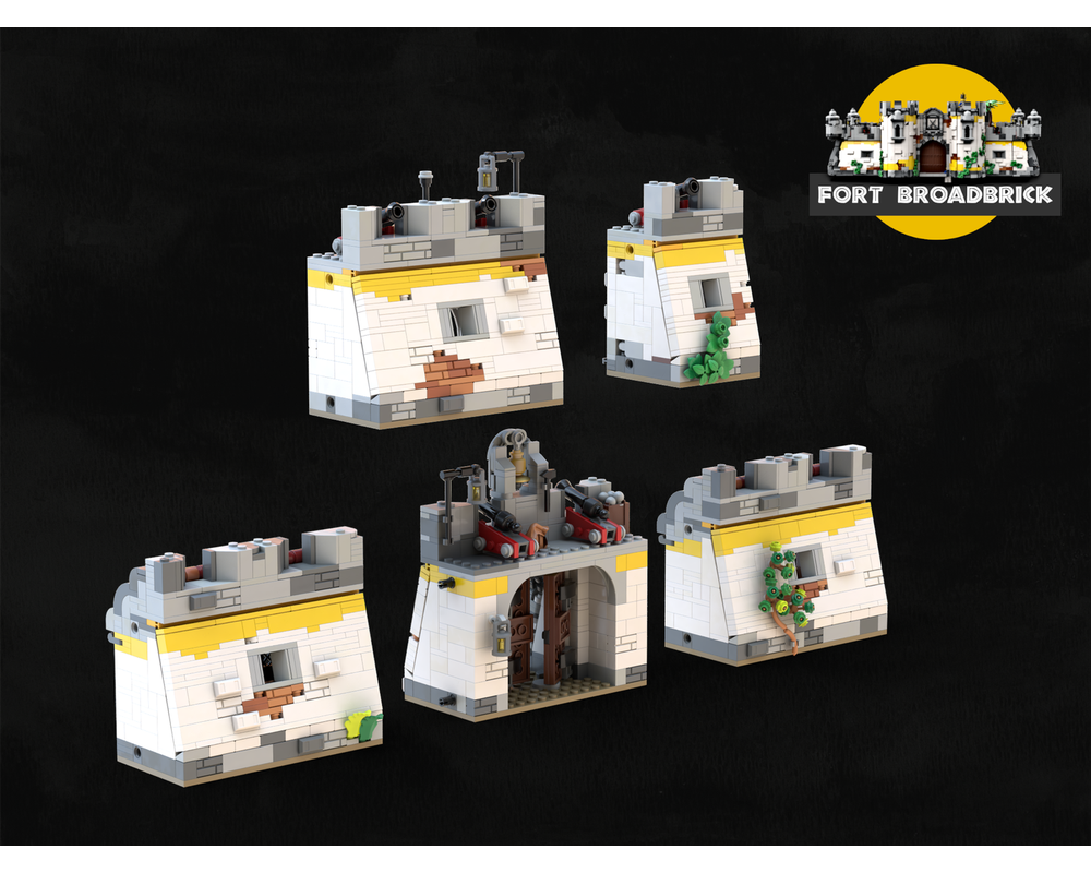 Lego Moc Special Wall Bundle Fort Broadbrick By Vanestream