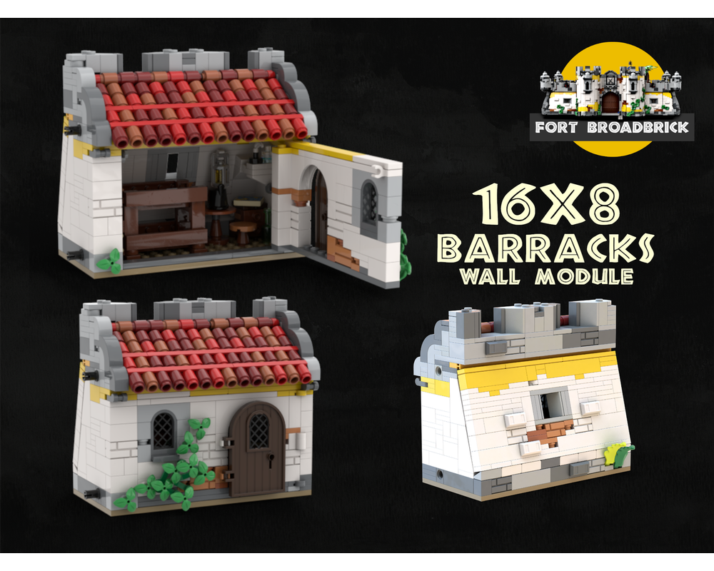 Lego Moc Special Wall Bundle Fort Broadbrick By Vanestream