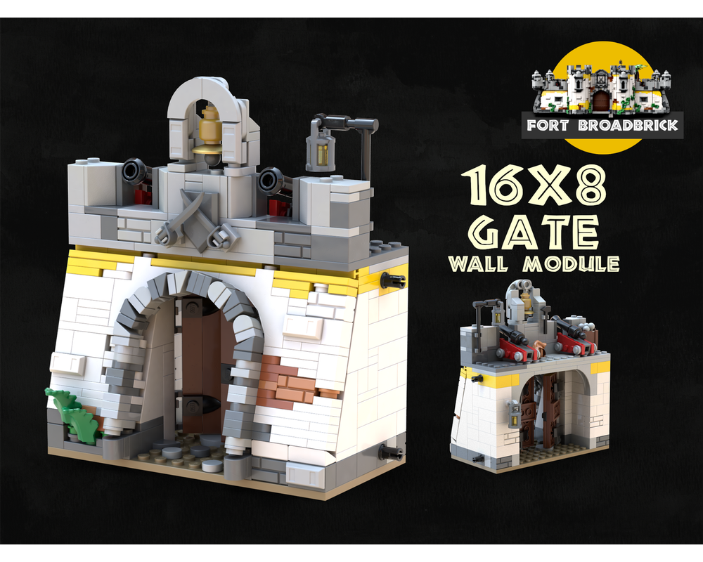 Lego Moc Special Wall Bundle Fort Broadbrick By Vanestream