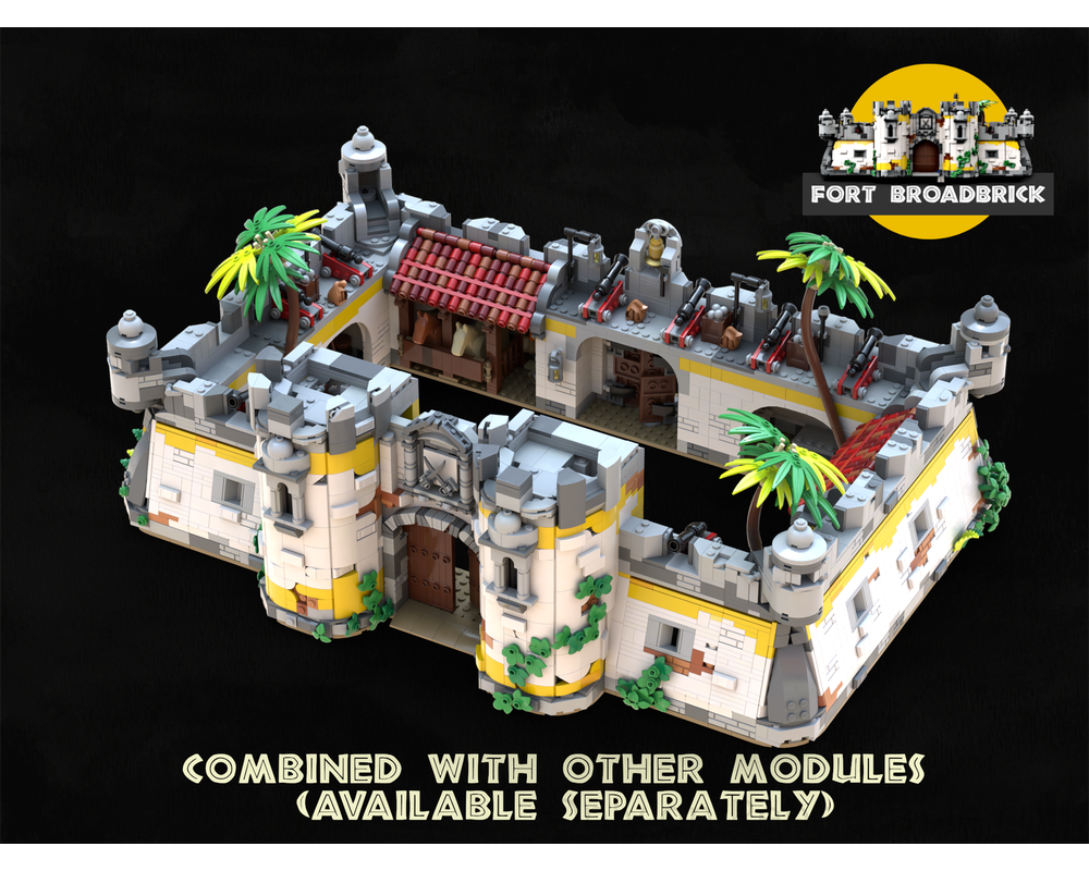 LEGO MOC Special Wall Bundle - Fort Broadbrick by Vanestream ...