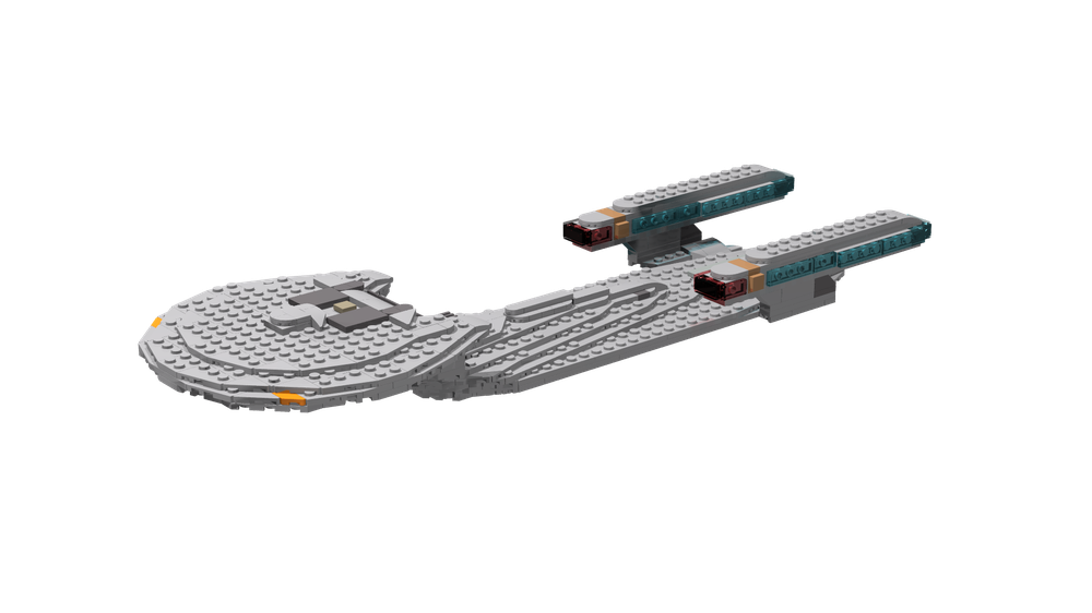 LEGO MOC Royal Sovereign-Class Starship USS Valiant by LegendAJ ...