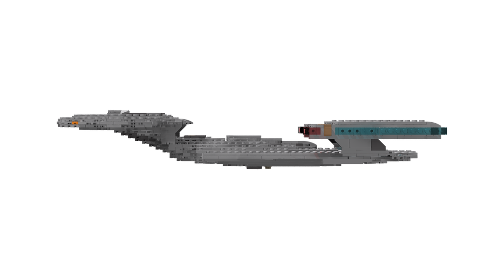 LEGO MOC Royal Sovereign-Class Starship USS Valiant by LegendAJ ...