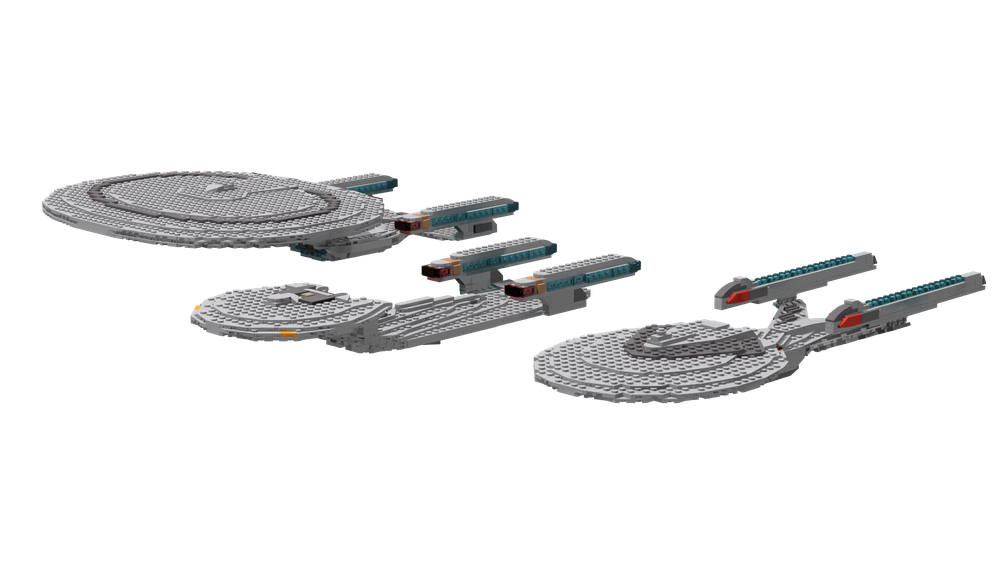 LEGO MOC Royal Sovereign-Class Starship USS Valiant by LegendAJ ...