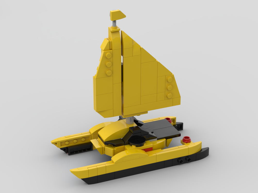 LEGO MOC 76901 - Catamaran by KlintIsztvud | Rebrickable - Build with LEGO