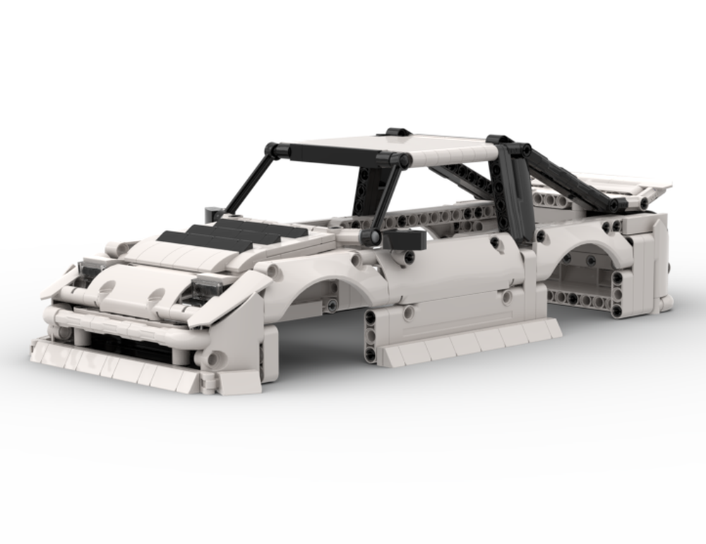 LEGO MOC nissan s13 240sx white by lego_xtremcar | Rebrickable - Build ...