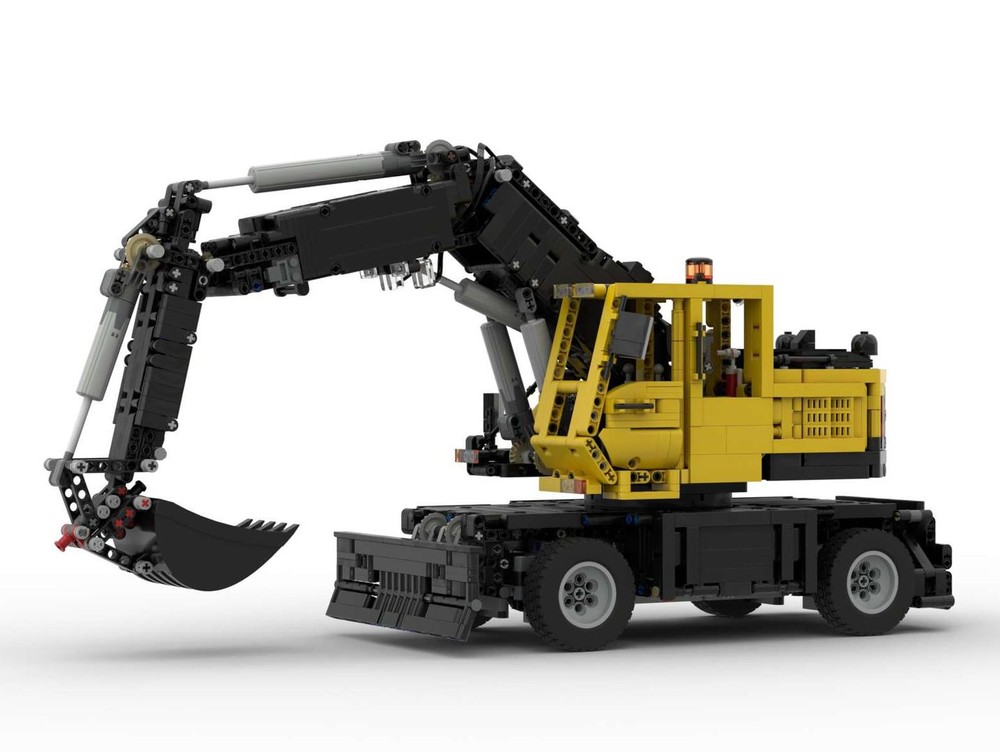 LEGO MOC Fully RC controlled 12Ch wheel excavator by llakie ...