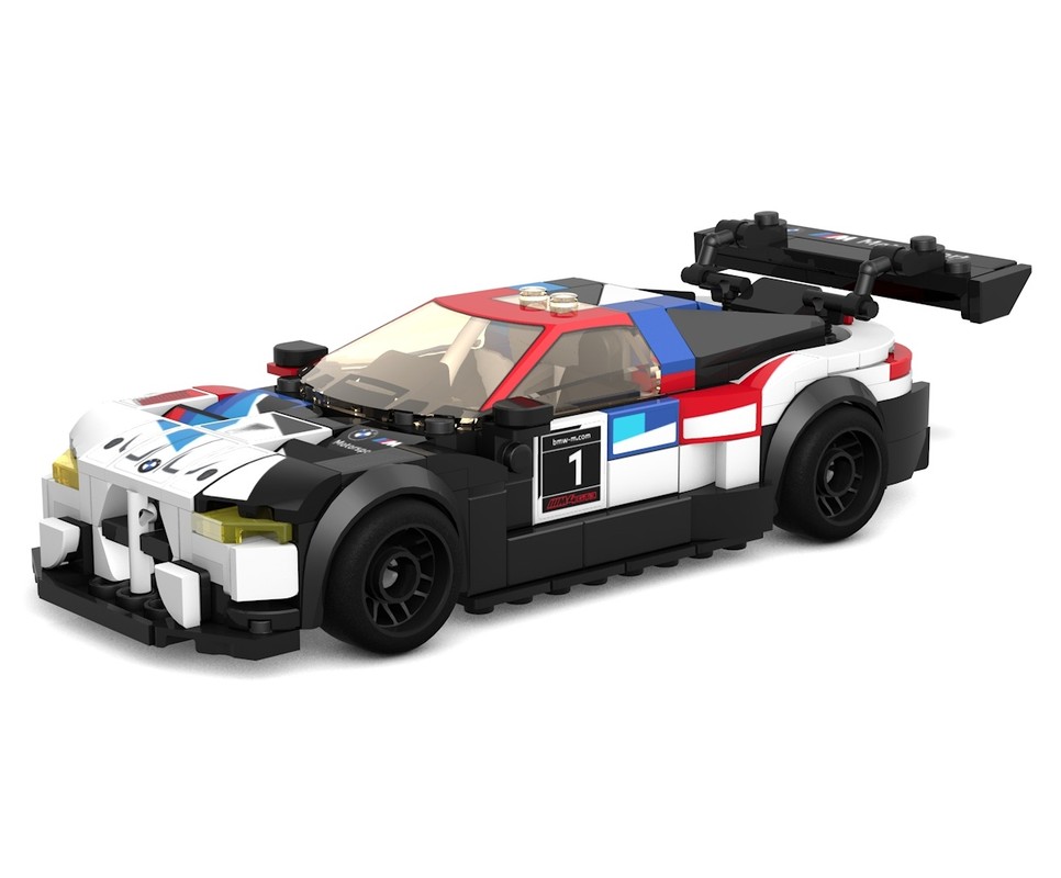 LEGO MOC BMW M4 GT3 Race Car by klara_mocs | Rebrickable - Build with LEGO