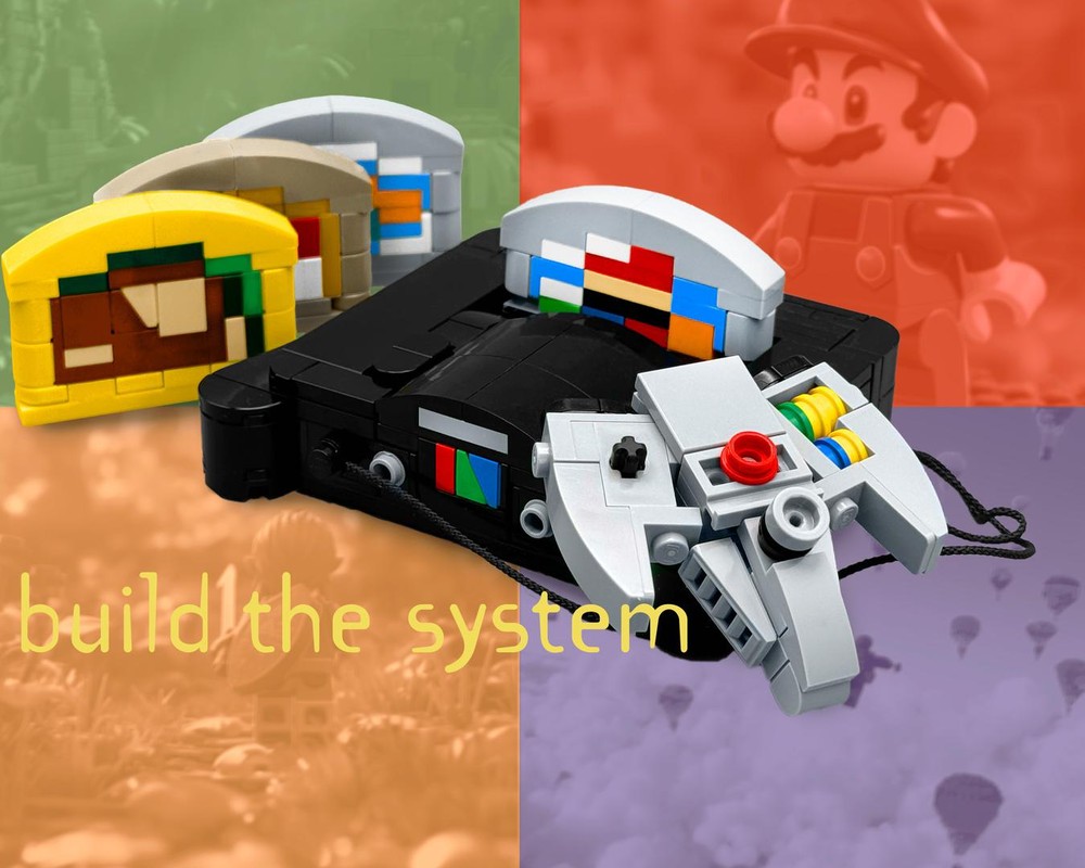 LEGO MOC Bricktendo 64 by IBrickedItUp | Rebrickable - Build with LEGO