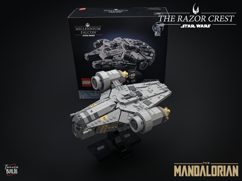 LEGO MOC 75375 Alternate 3 in 1 Bundle: Outrider + Razor Crest + Ghost ...