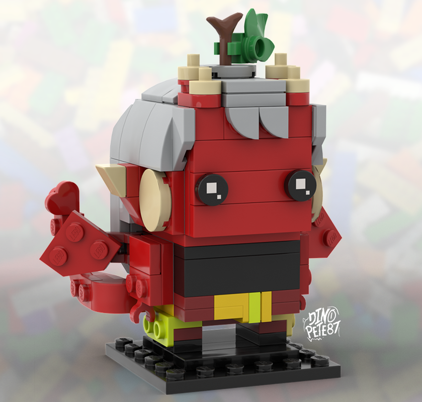 LEGO MOC Brickheadz - GoodAppleBoy by DinoPete87 | Rebrickable - Build ...