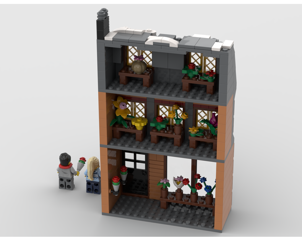 LEGO MOC-201354 Winter Flower Shop by DJBietz | Rebrickable - Build ...