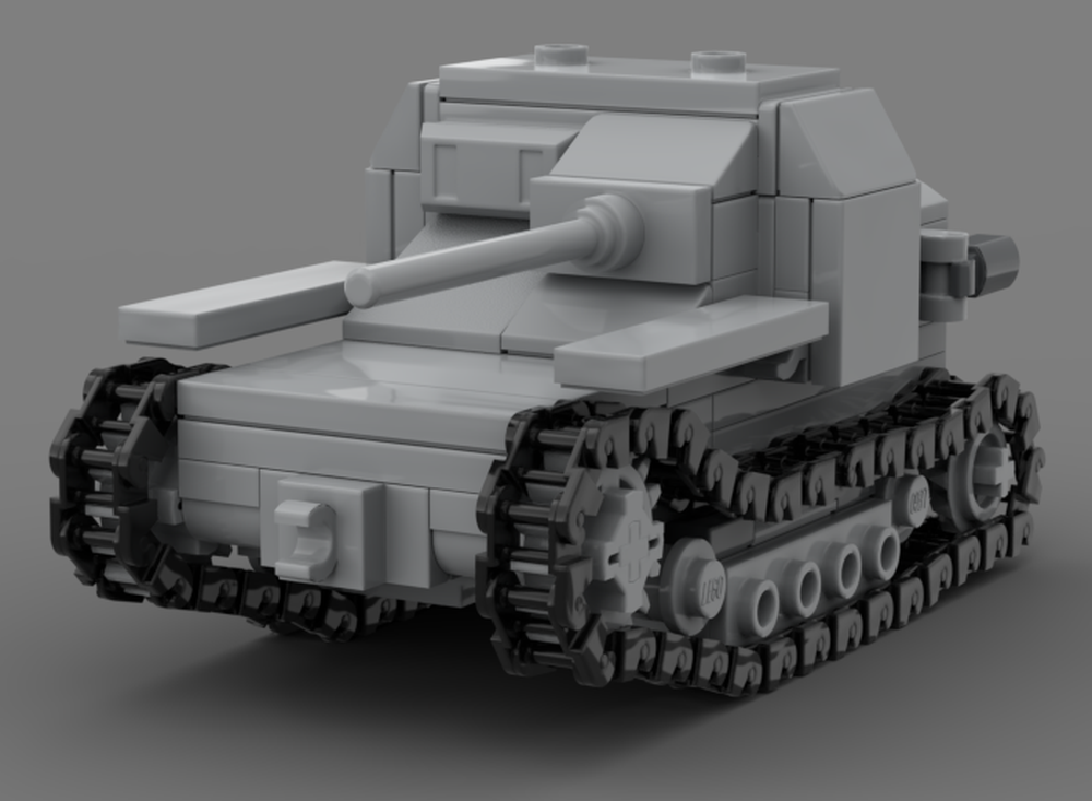 LEGO MOC L33 tank by Fighterjetfan15 | Rebrickable - Build with LEGO