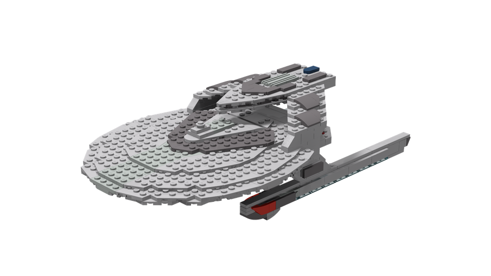 LEGO MOC Endeavor-Class Fan Designed Starship by LegendAJ | Rebrickable ...