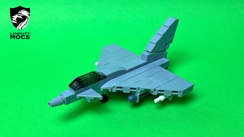 LEGO MOC Eurofighter Typhoon Lego Tutorial (1:120) by Lioncity Mocs ...