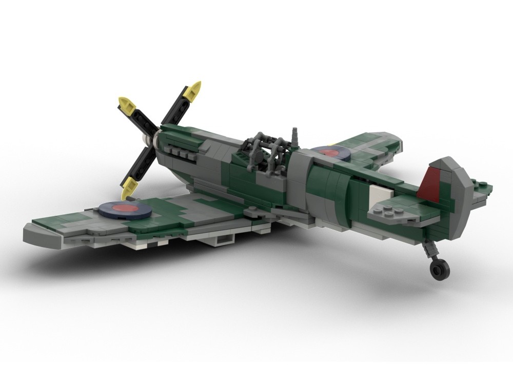 LEGO MOC Supermarine Spitfire Mrk IX by BlackWolfStudio | Rebrickable ...