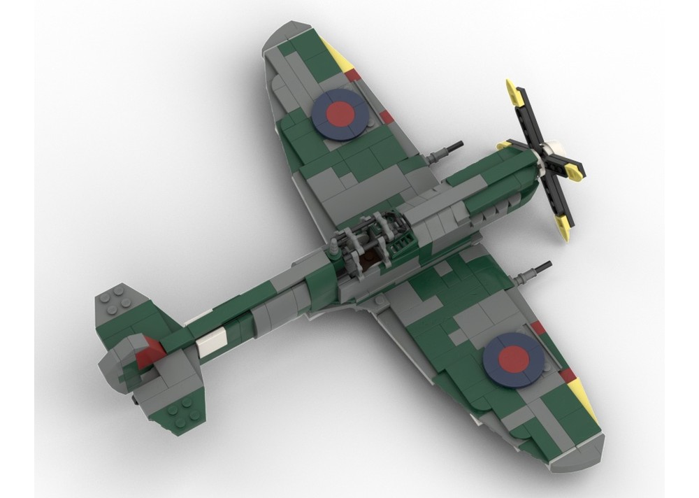 LEGO MOC Supermarine Spitfire Mrk IX by BlackWolfStudio | Rebrickable ...