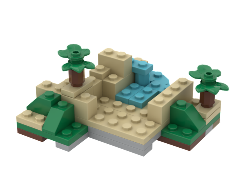 LEGO MOC BYGGLEK Mini beach by WafityYT | Rebrickable - Build with LEGO
