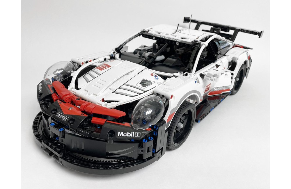 LEGO MOC 42096 Porsche 911 RSR RC MOD for Powered Up Motors by otrans ...