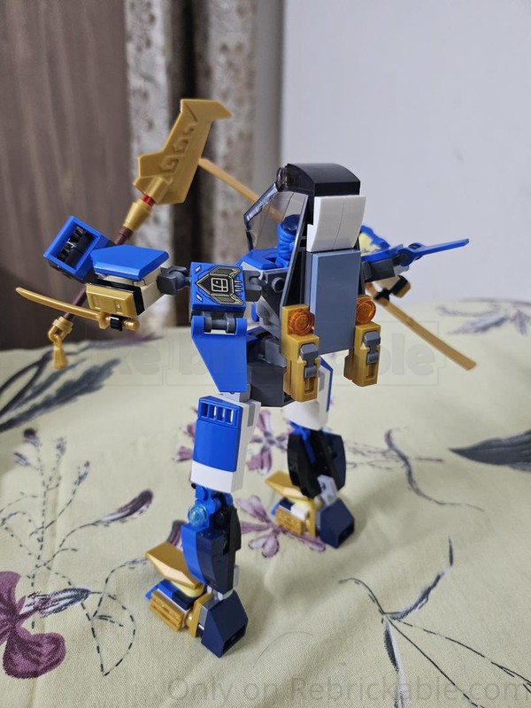 LEGO MOC Jay's Thunder Jet Mech by pkinesis10 | Rebrickable - Build ...