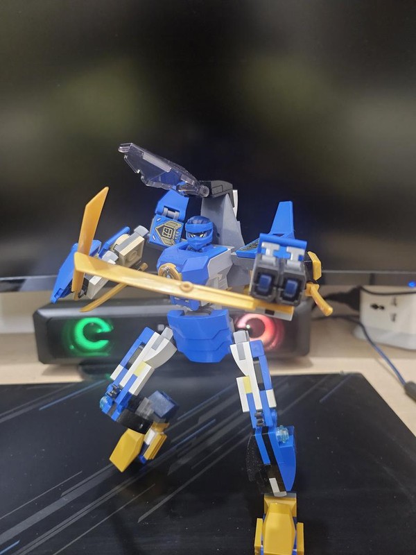 LEGO MOC Jay's Thunder Jet Mech by pkinesis10 | Rebrickable - Build ...