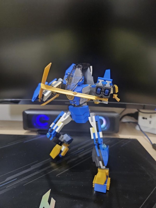 LEGO MOC Jay's Thunder Jet Mech by pkinesis10 | Rebrickable - Build ...