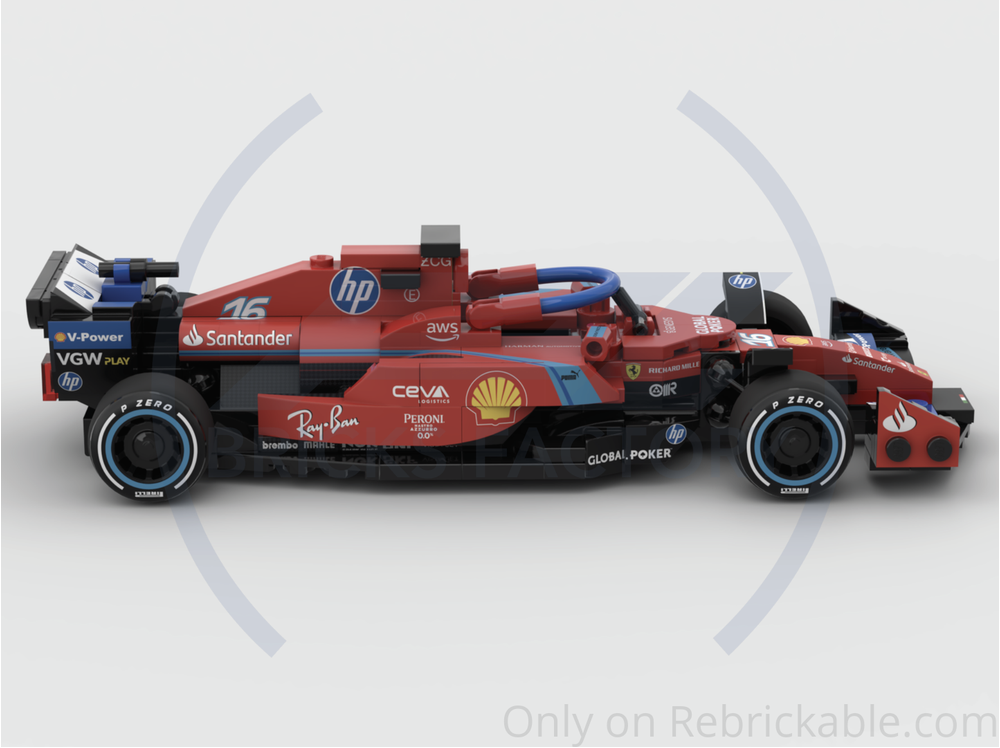 Lego Moc F1 Sf 24 Miami By Pit Lane Bricks Factory Rebrickable