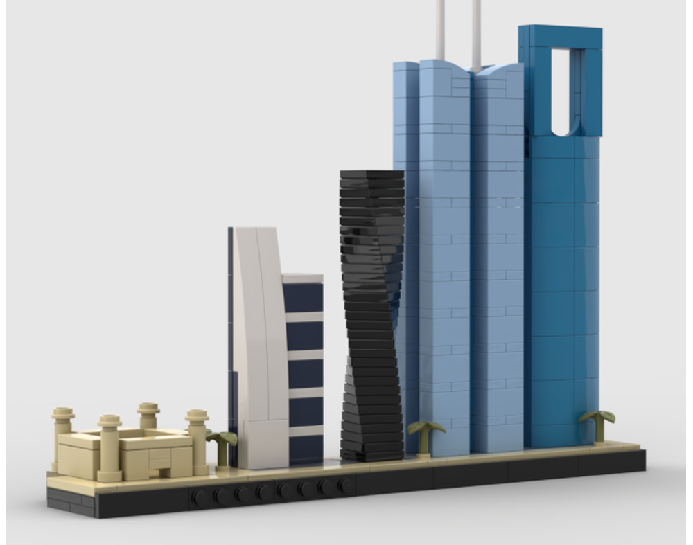 LEGO MOC Riyadh Skyline by Skyline_Lover | Rebrickable - Build with LEGO