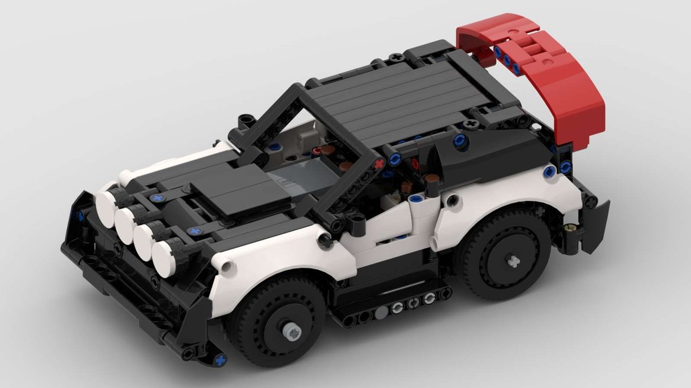 LEGO MOC Mini 42109 TG Rally Car - AWD by N1K0L4 | Rebrickable - Build ...