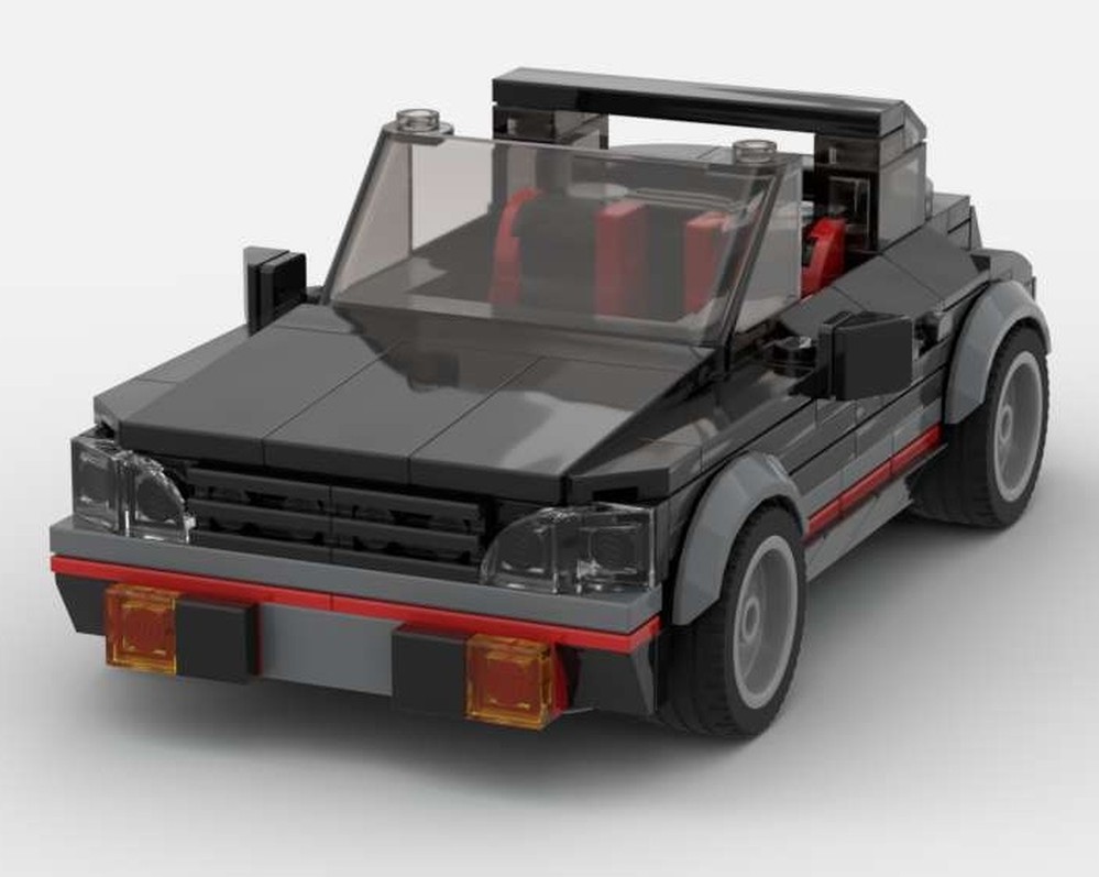 LEGO MOC Peugeot 205 GTI V2 8 studs wide hot hatch by Sweetridedesigns | Rebrickable - Build ...