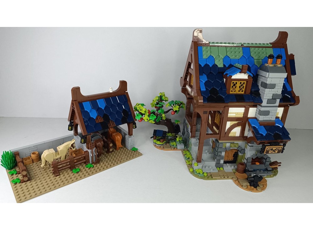 LEGO MOC Medieval Stable by thrul | Rebrickable - Build with LEGO
