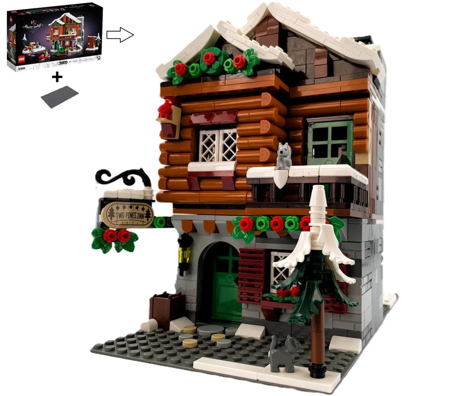 LEGO MOC-201431 Alpine Lodge Modular Alternate build of 10325 by re ...