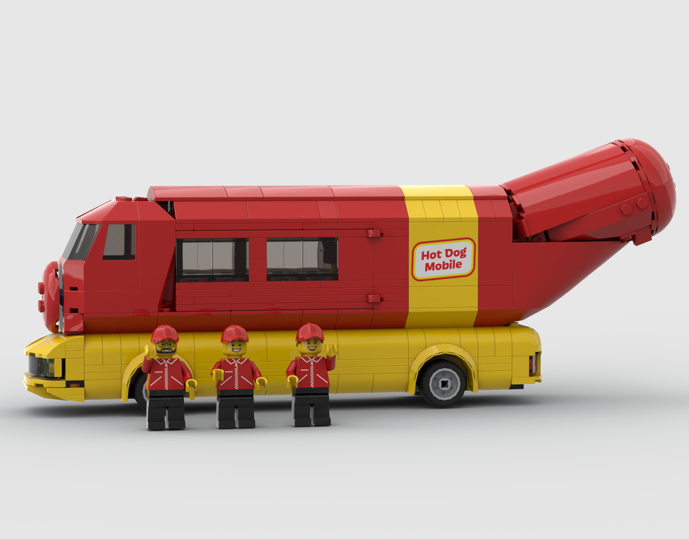 LEGO MOC Hot Dog Mobile by sydtropolis | Rebrickable - Build with LEGO