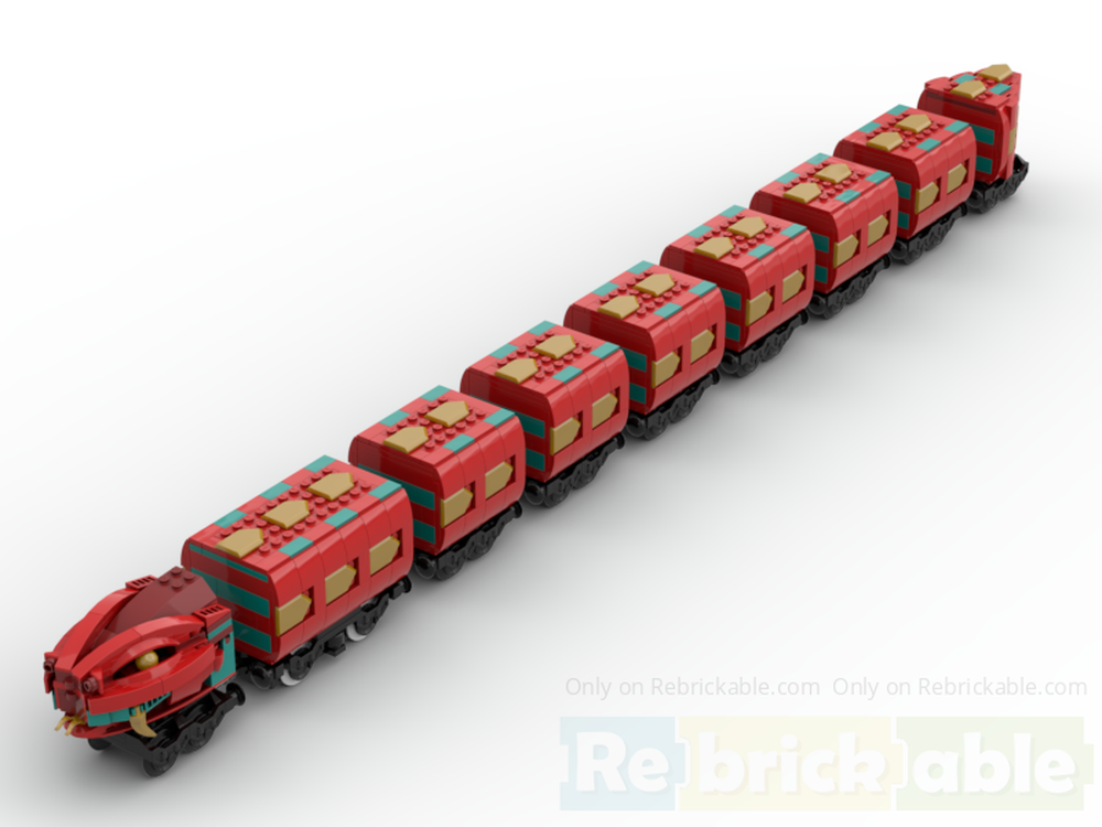 LEGO MOC Snake Train Lunar New Year Edition by SpiderFan44 ...