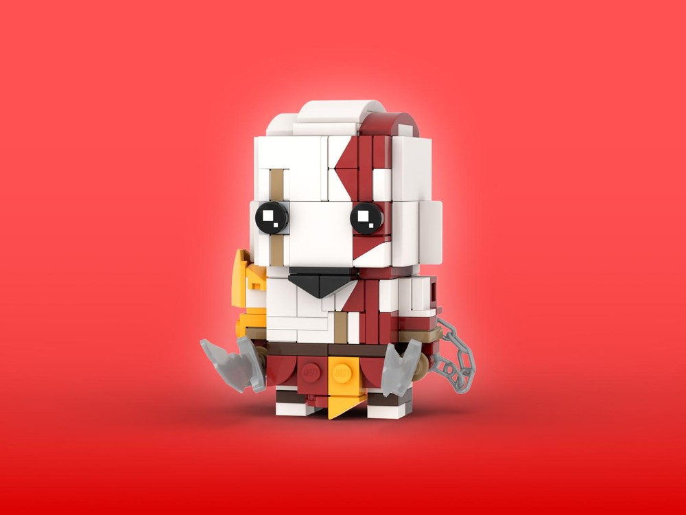 LEGO MOC Kratos Brickheadz LEGO MOC - God of War by Eugenio Iacono ...