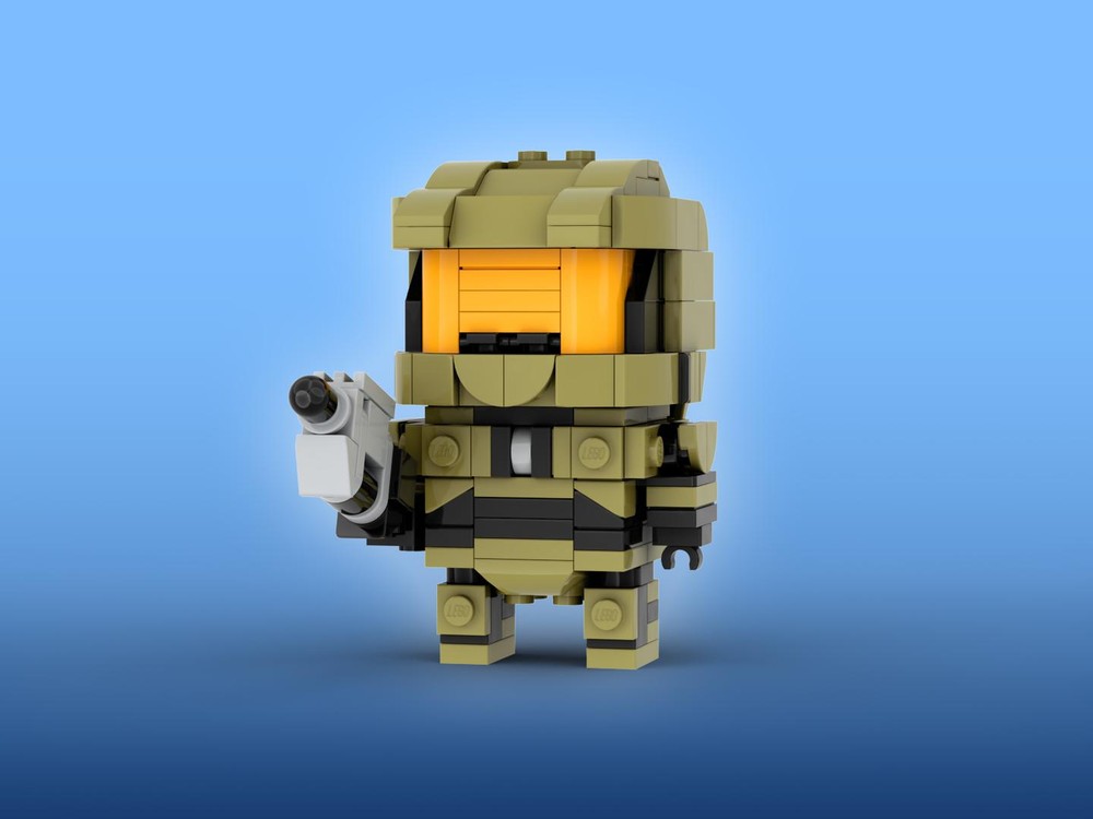 LEGO MOC Master Chief Brickheadz LEGO MOC - Halo by Eugenio Iacono ...