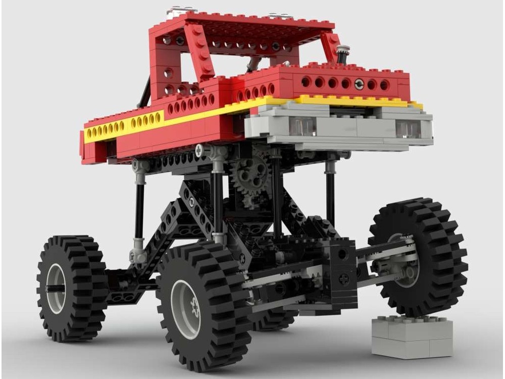 Lego Moc 8848 Monster Truck By Ehof16 Rebrickable Build With Lego