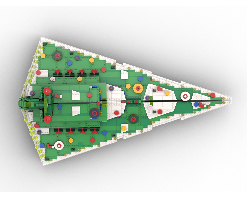 LEGO MOC SW UCS Imperial destroyer Christmas mode (Get the gift any ...